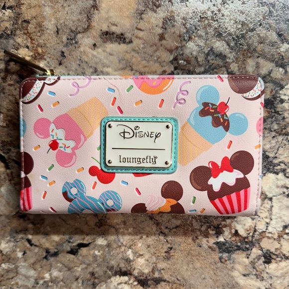 Loungefly | Accessories | Disney Loungefly Ice Creamcupcake Wallet ...